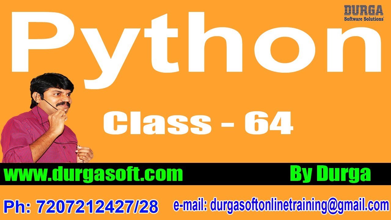 Learn Python Online Programing || Python OOPs : Part - 1 || by Durga Sir On 04-07-2018 @ 6PM