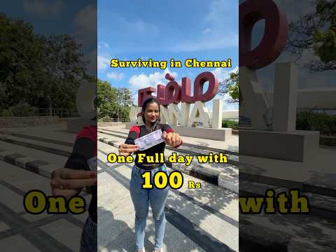 One day with 100 rs challenge 🔥| #foodinchennai #under100foods #funny