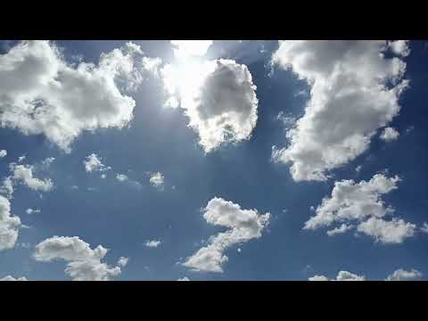 Sun Dodging Clouds Time-Lapse