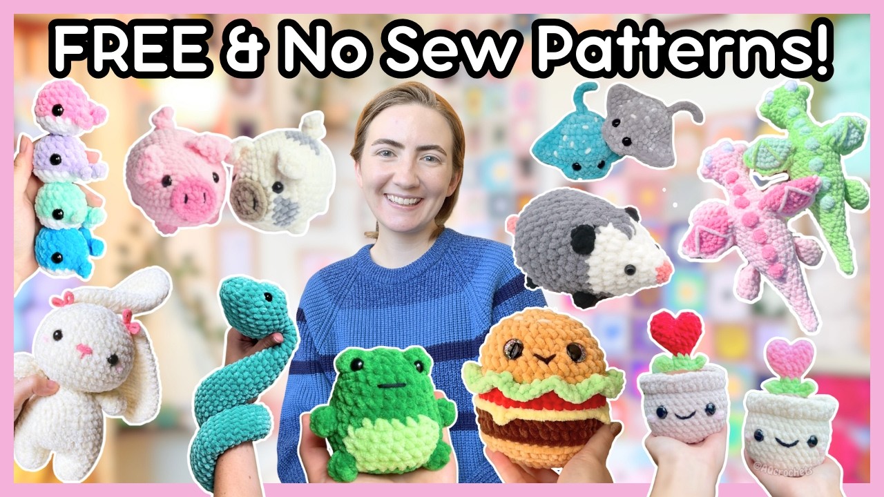 20 ✨FREE & NO SEW✨ Market-Friendly Amigurumi Crochet Patterns 💕 (WITH LINKS!)