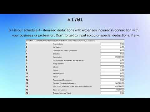 BIR Form 1701: How to fill out using eBIRForms?