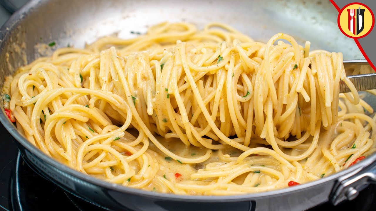 How to make garlic butter spaghetti