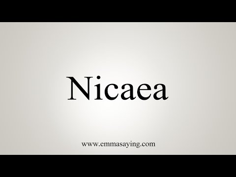How To Say Nicaea