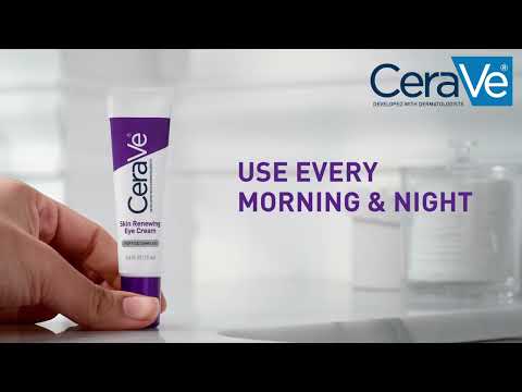 How To Use CeraVe's Skin Renewing Eye Cream