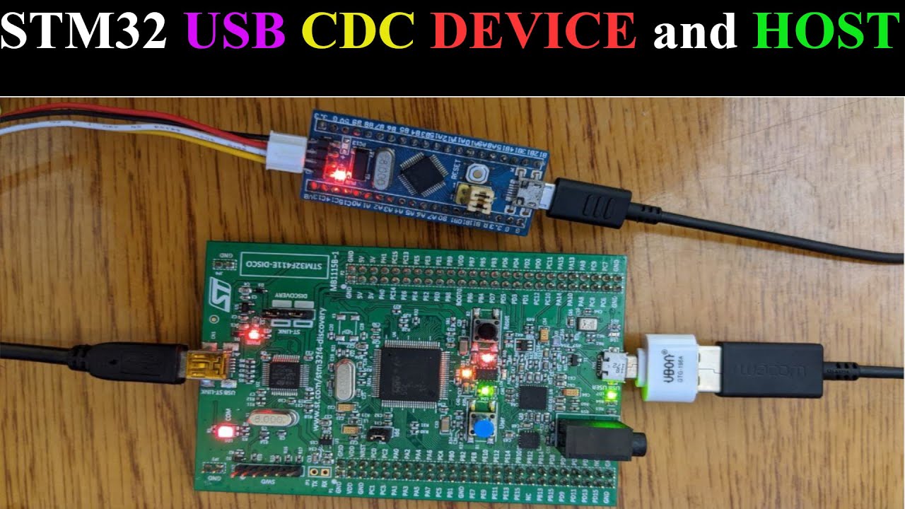Master STM32 USB Communication | CDC Host & Device Tutorial with HAL