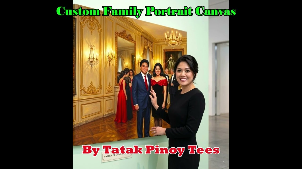 Turn Your Old Photos Into Stunning Oil Paintings | Custom Family Portrait Canvas | Etsy Shop Tour