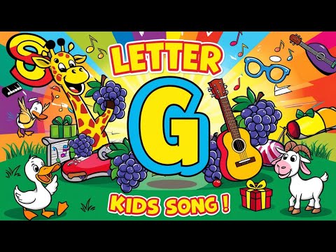 Letter G Song | Words beginning with G | Songs about the ABC alphabet |