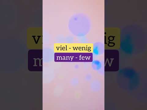 12 Antonyms in German #shorts