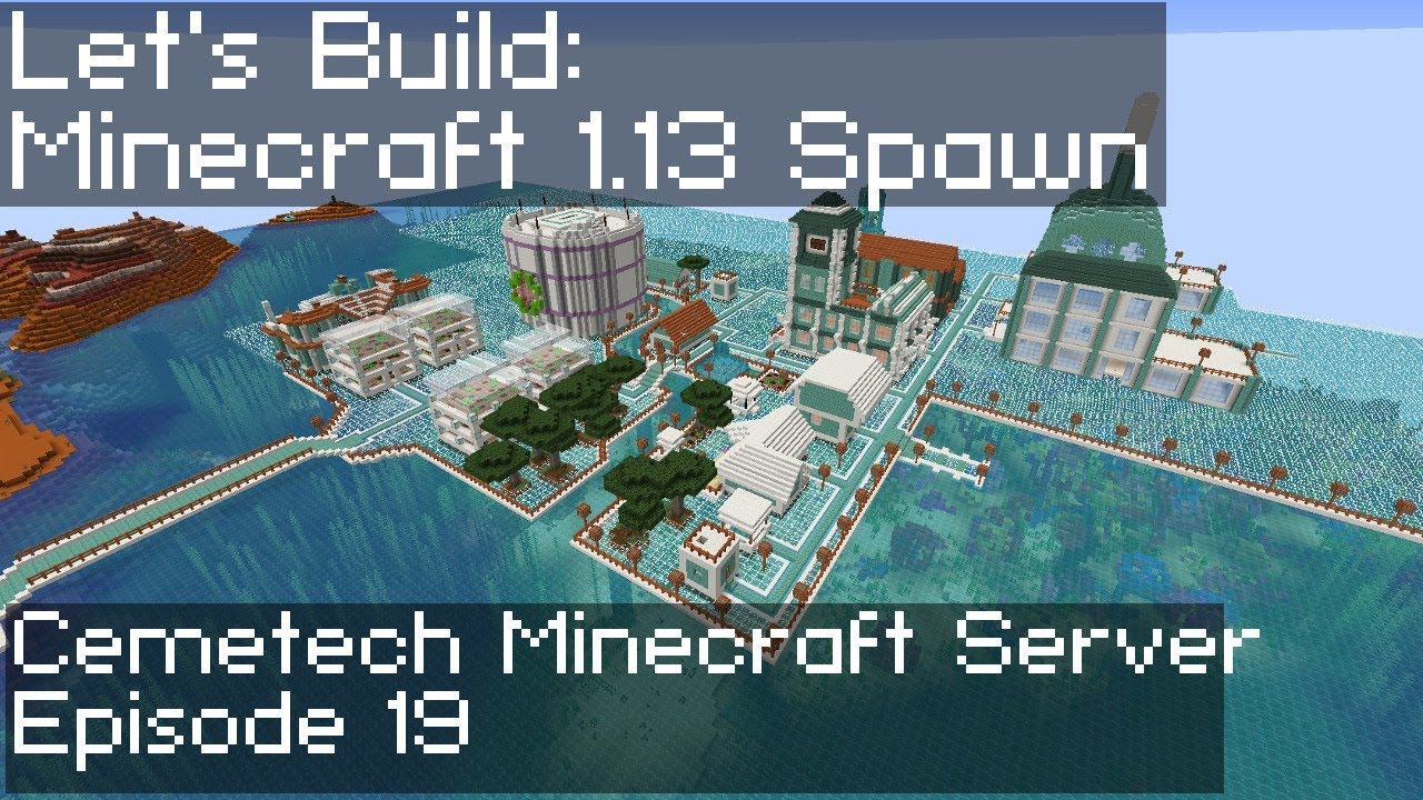 Cemetech Minecraft Ep 19: Spawn Building for the Future
