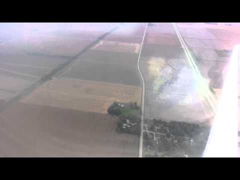 Landing in Bloomington, Illinois Airport