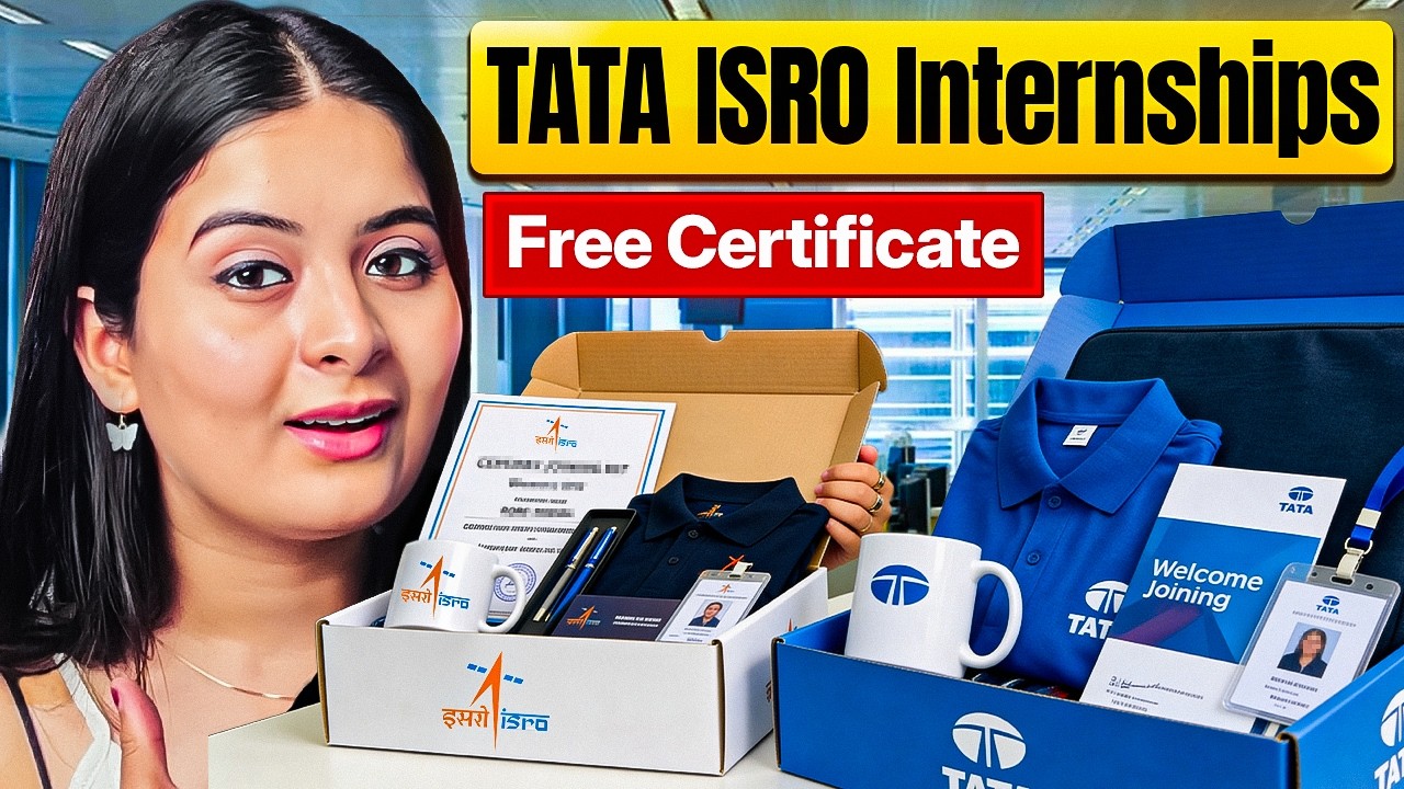 TATA & ISRO Offering FREE Internship 2026 | Apply Before It’s Gone