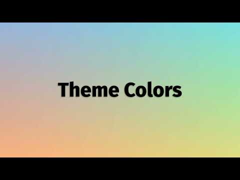 1-Minute HTML Tip: Theme Colors