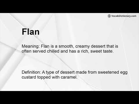 Flan Meaning