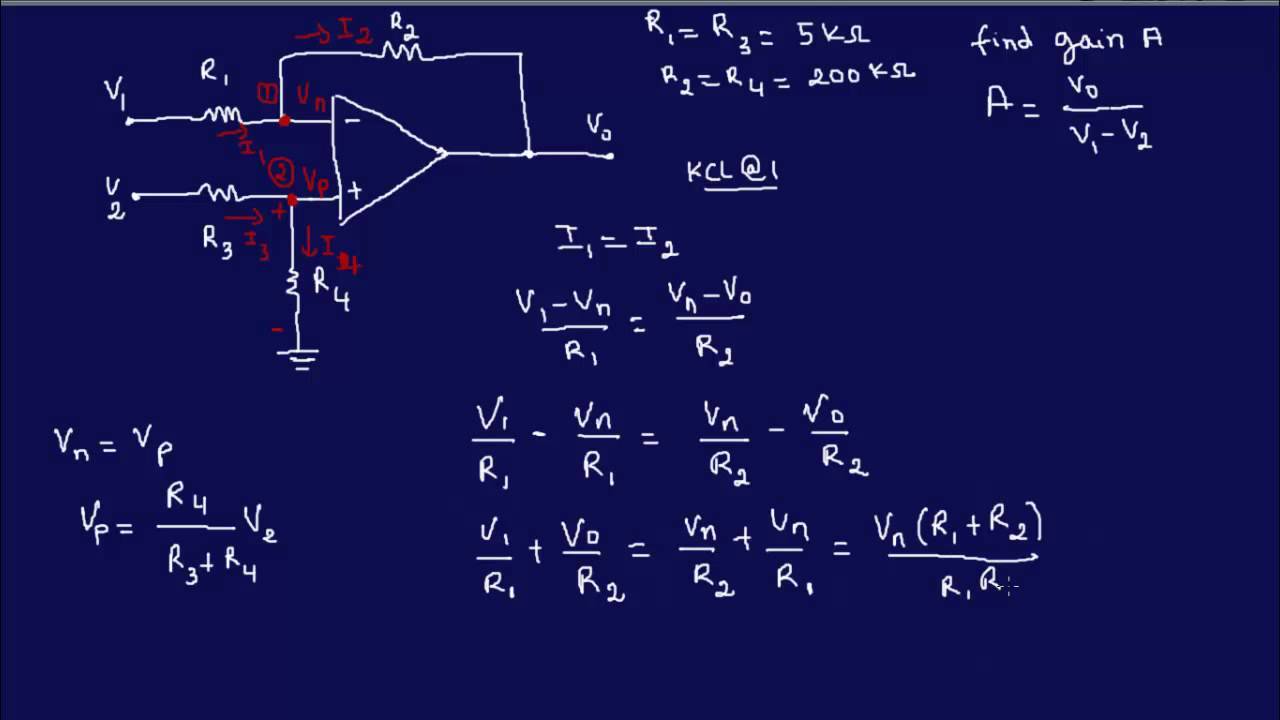 OpAmp Circuit Analysis Example 5-FE/EIT Review