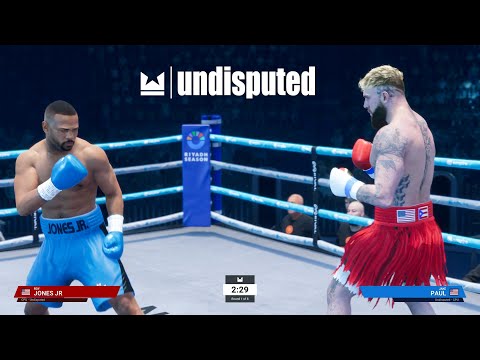 Undisputed - Roy Jones Jr Vs Jake Paul I FULL FIGHT I Problem Child Pack (PS5)