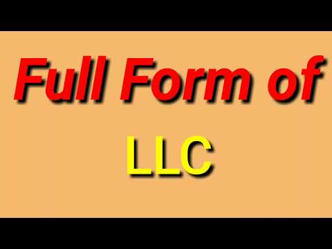 Full form of LLC