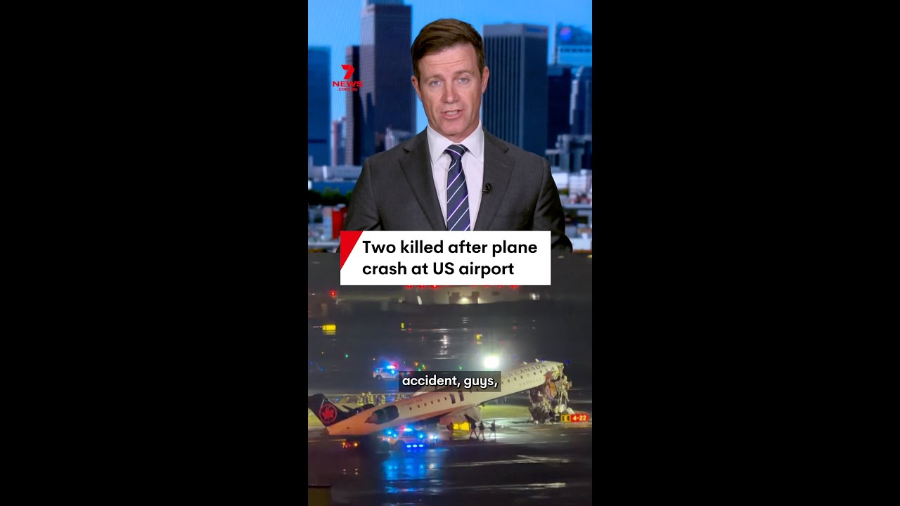 Two killed after plane crash at US airport