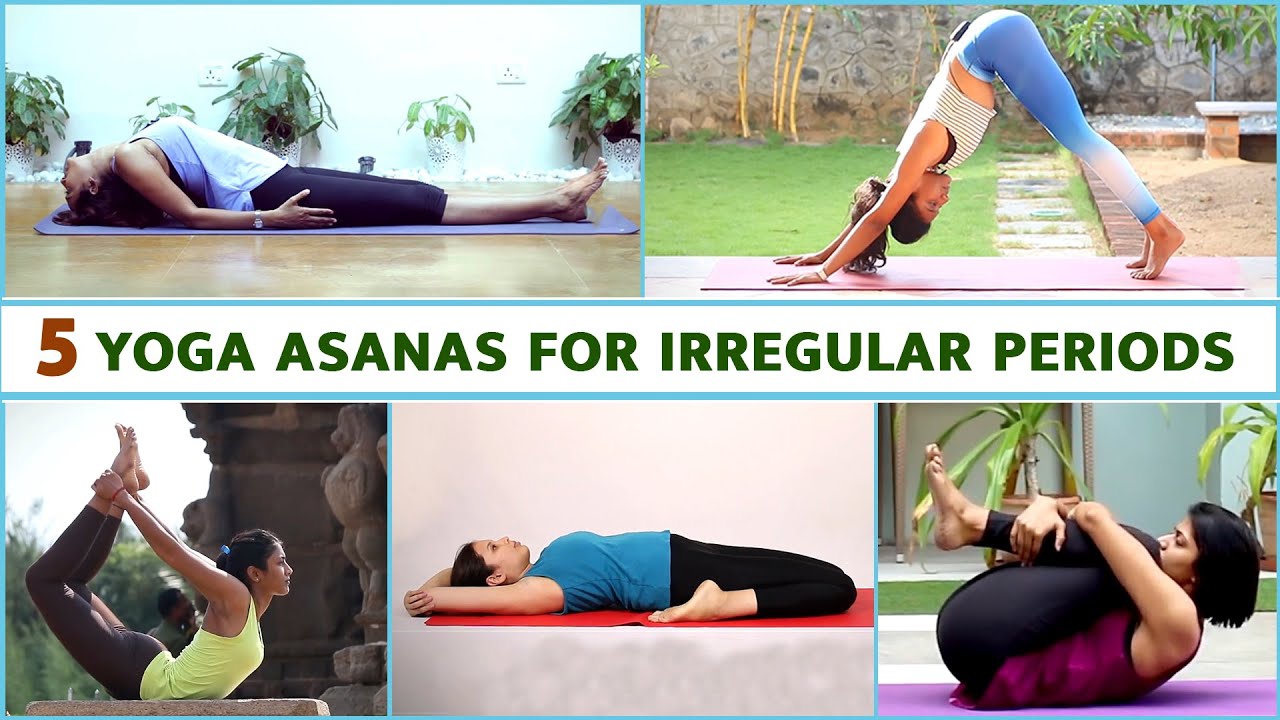 5 Yoga Asanas For Irregular Periods | Yoga For Irregular Periods | Dhanurasana | Matsyasana |