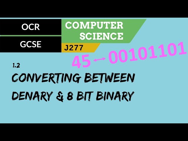 Understanding the Conversion Between Denary and 8-Bit Binary | Galaxy ...