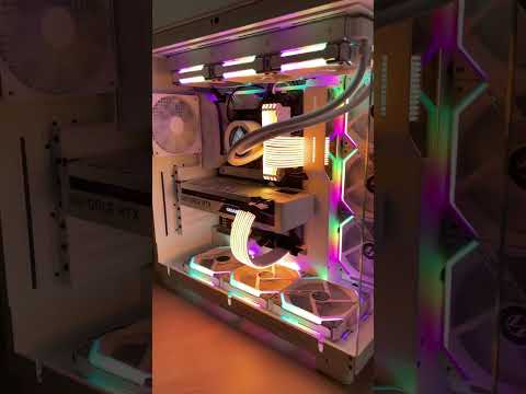 NZXT Kraken AIO,Intel i7 13700, NZXT H9 Flow Build with Lian Li Strimmer #aorus #4090 #pc nzxt #lian