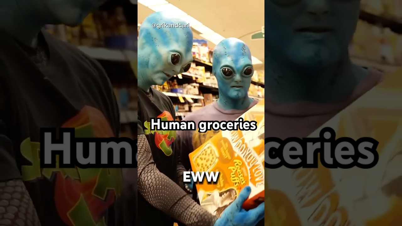 Aliens try human cereal