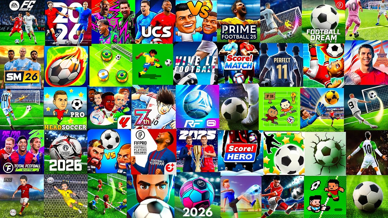 TOP 50 FOOTBAll SPORT GAMES FOR ANDROID 2026