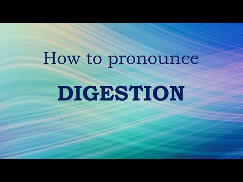How to pronounce DIGESTION in English (Mini Tutorial) #pronunciation