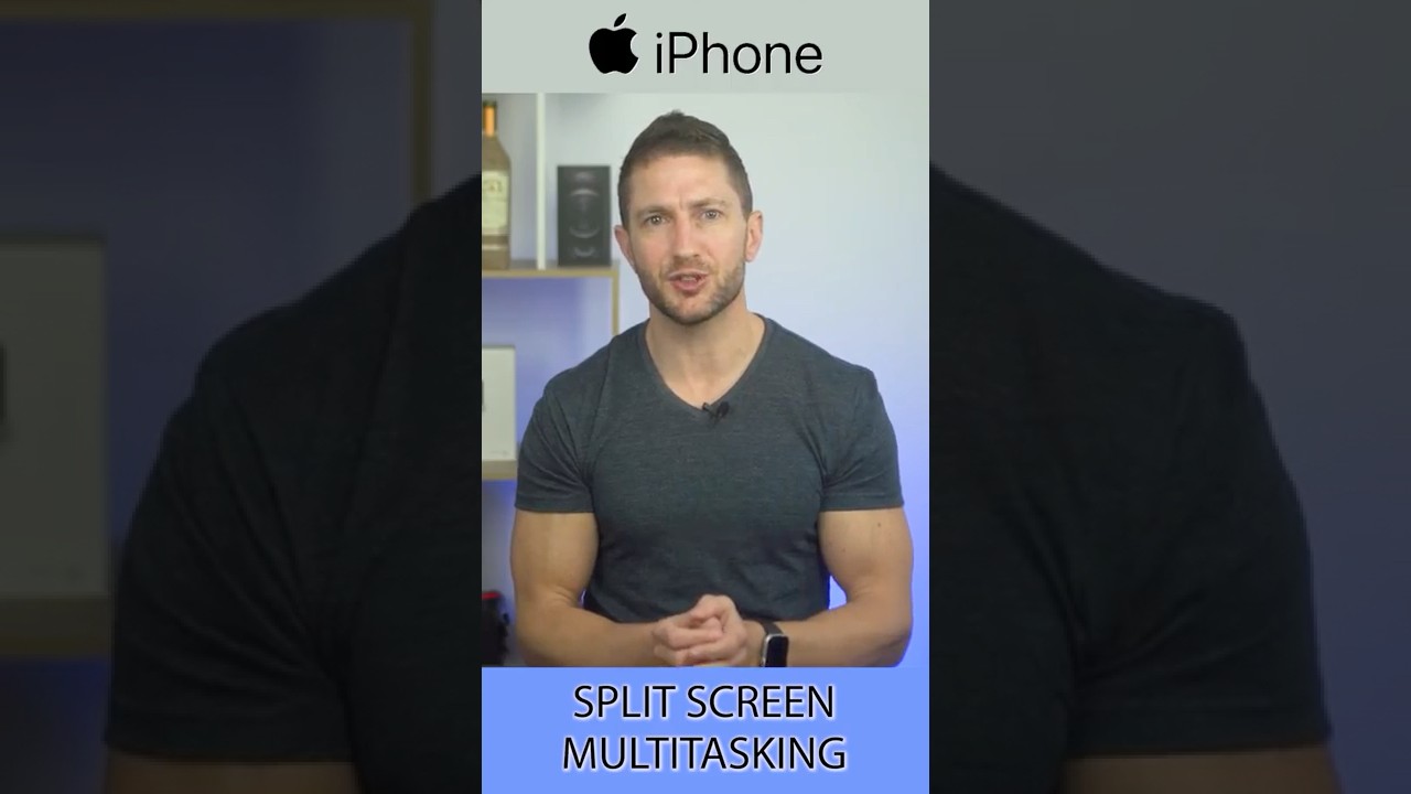 How to do iPhone Split Screen Multitasking #Shorts