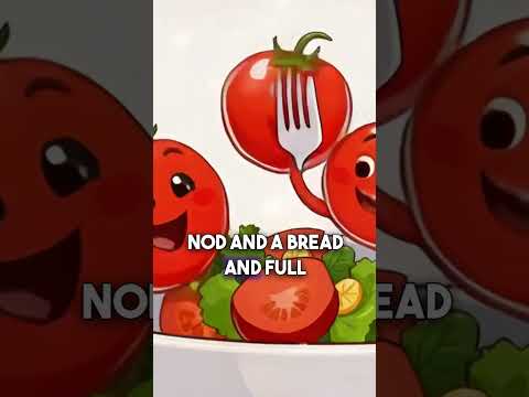 🥕🎉 Veggie Party | Fun & Healthy Vegetable Poem for Kids | Learn with Rhymes! 🌽🍅