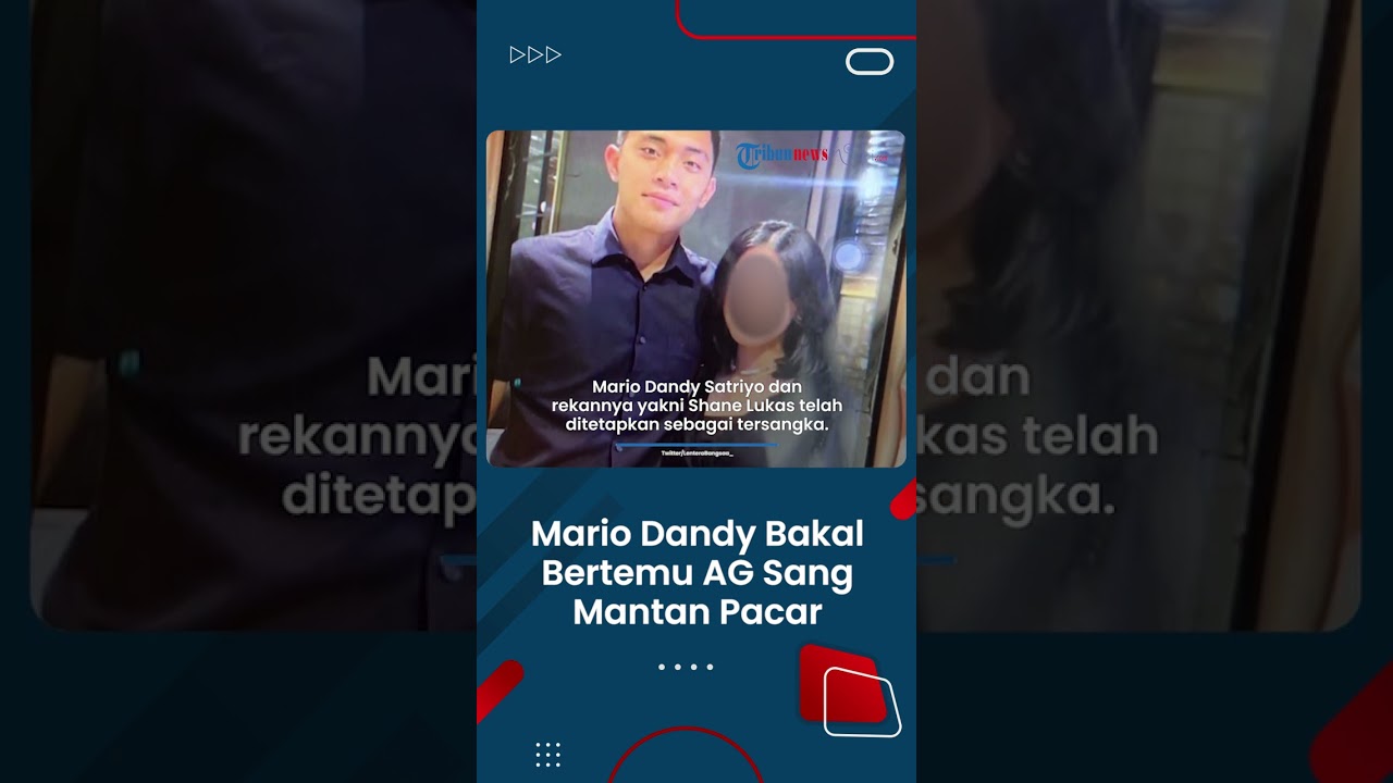 Hari Ini Rekonstruksi Penganiayaan David Digelar, Mario Dandy Bakal Bertemu AGH Sang Mantan ...