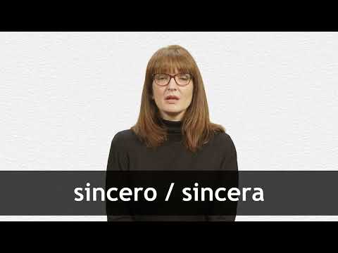 English Translation of “SINCERO” | Collins Spanish-English Dictionary