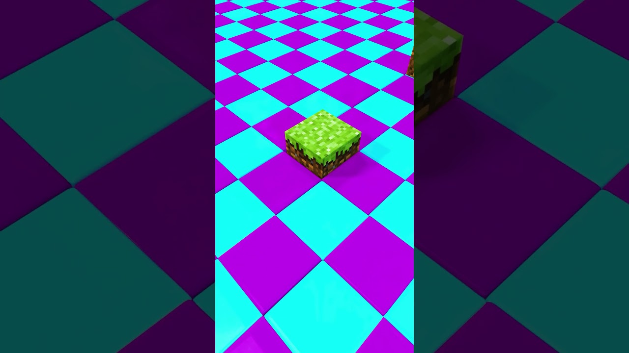 Minecraft Physics Gone Wrong #minecraft #physics #animation