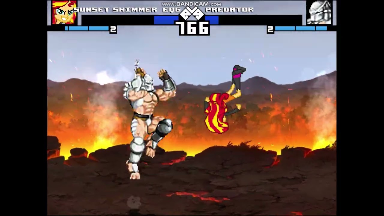 MUGEN ULTIMATE ALL-STAR Z 3: SUNSET SHIMMER (EQG) VS PREDATOR