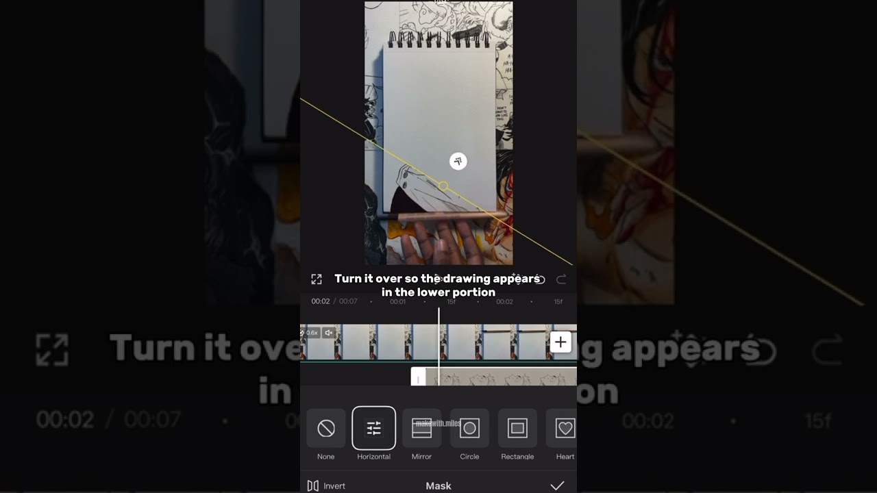 How to make pencil art transition on capcut