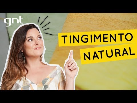 Natural ways to dye fabrics | Do It Yourself | Thalita Carvalho