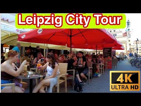 Leipzig Germany 🇩🇪 - June 2022 - 4K-60fps the Best - Walking Tour (▶️9min) Leipzig