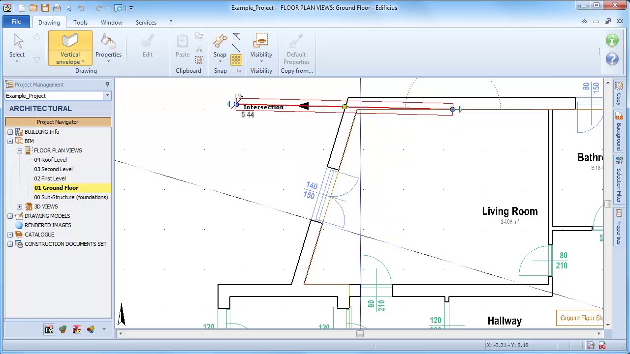 Edificius Tutorial - Snap to Object - ACCA software