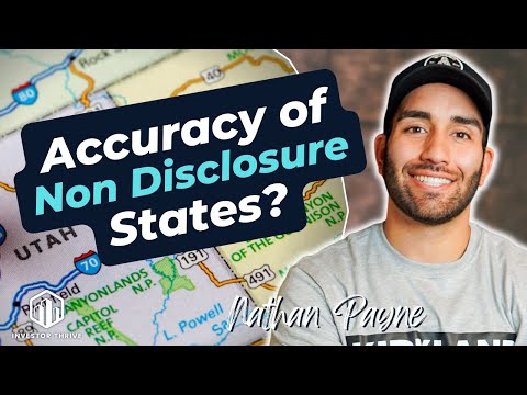 Non disclosure states affects property's estimated value accuracy