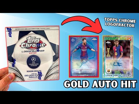 NEW! Topps Chrome UCC 2024/25 Logofractor box opening!