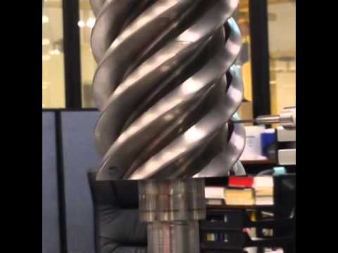 Screw Compressor Rotor on CMM