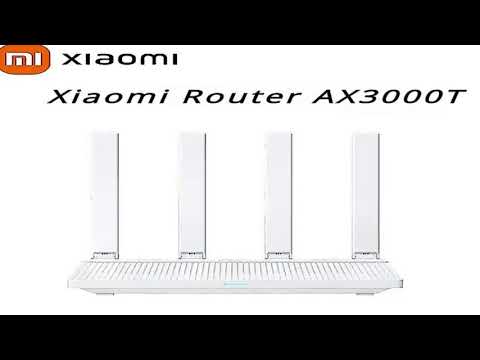 Original Xiaomi AX3000T Router 2.4GHz 5GHz 1.3GHz CPU 2X2 160MHz WAN LAN LED NFC Connectio