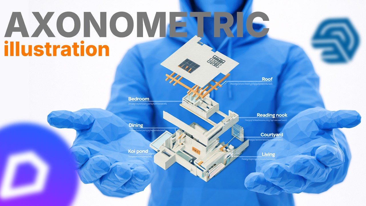 Exploded Axonometric Illustration Tutorial