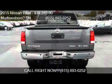 2015 Nissan Titan SV 4x4 4dr Crew Cab SWB Pickup for sale in