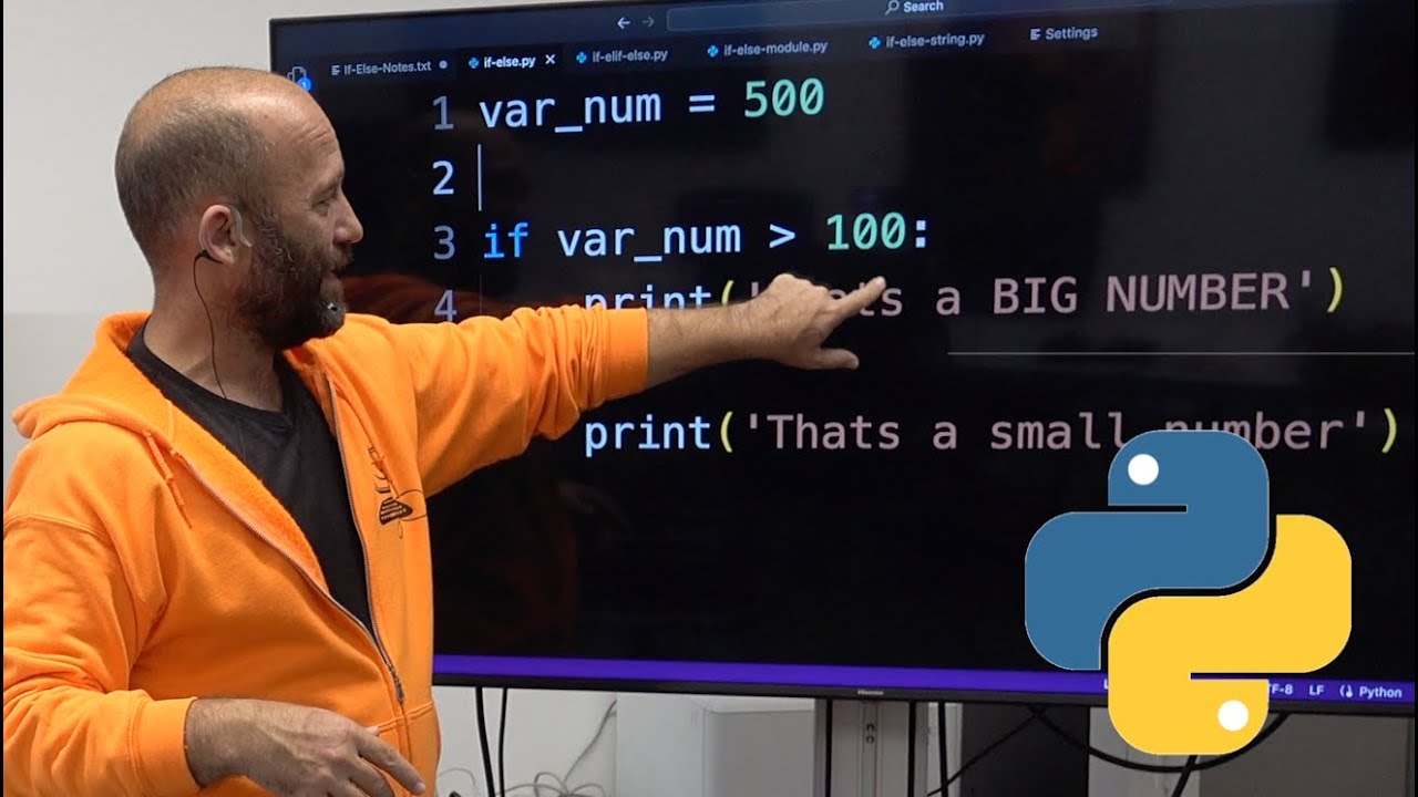If Else Statements and Conditions in Python (Python Part 4)