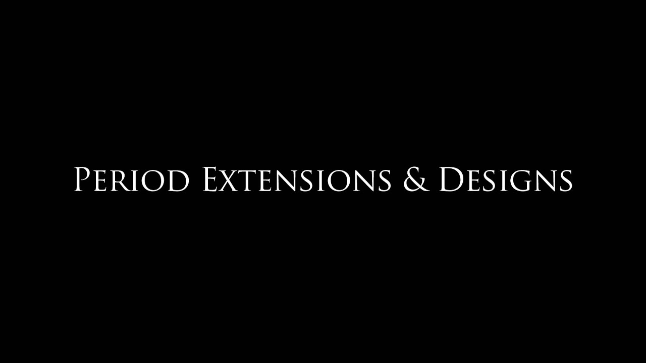Period Extensions and Designs - Abbotsford Project Video