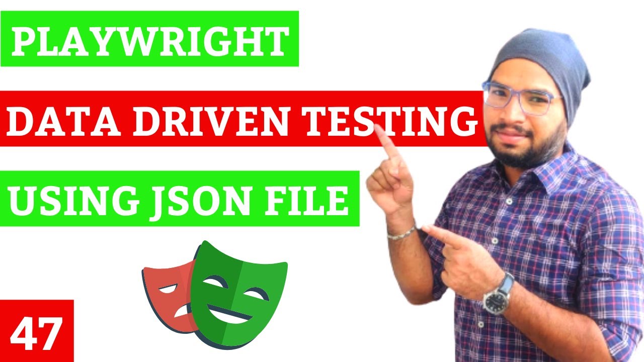 Playwright #47 Data Driven Testing using JSON File in Playwright