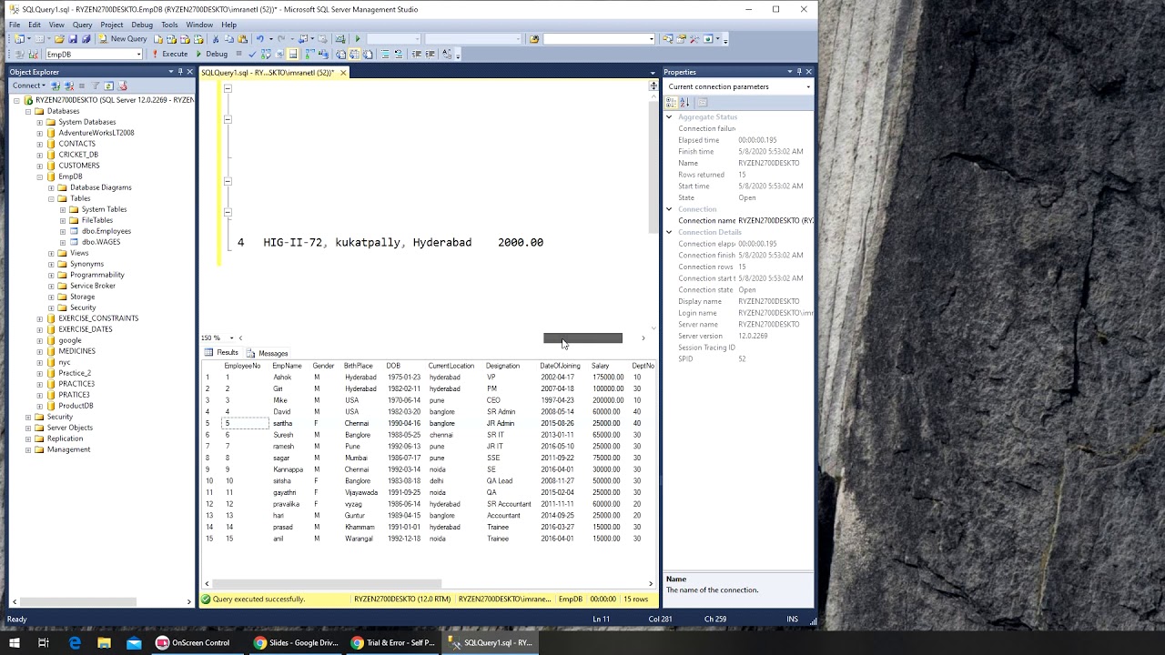 27- SQL - UPDATE - ROW / RECORD