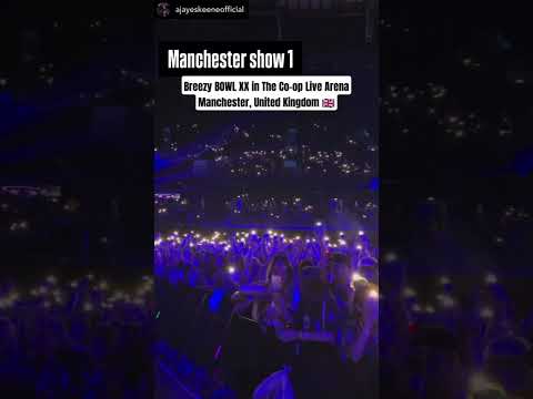 Breezy BOWL XX in The Co-op Live Arena Manchester, United Kingdom π¬π§ #chrisbrown #concert #music