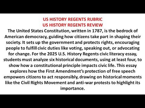 us history regents review essay | us history regents civic literacy essay