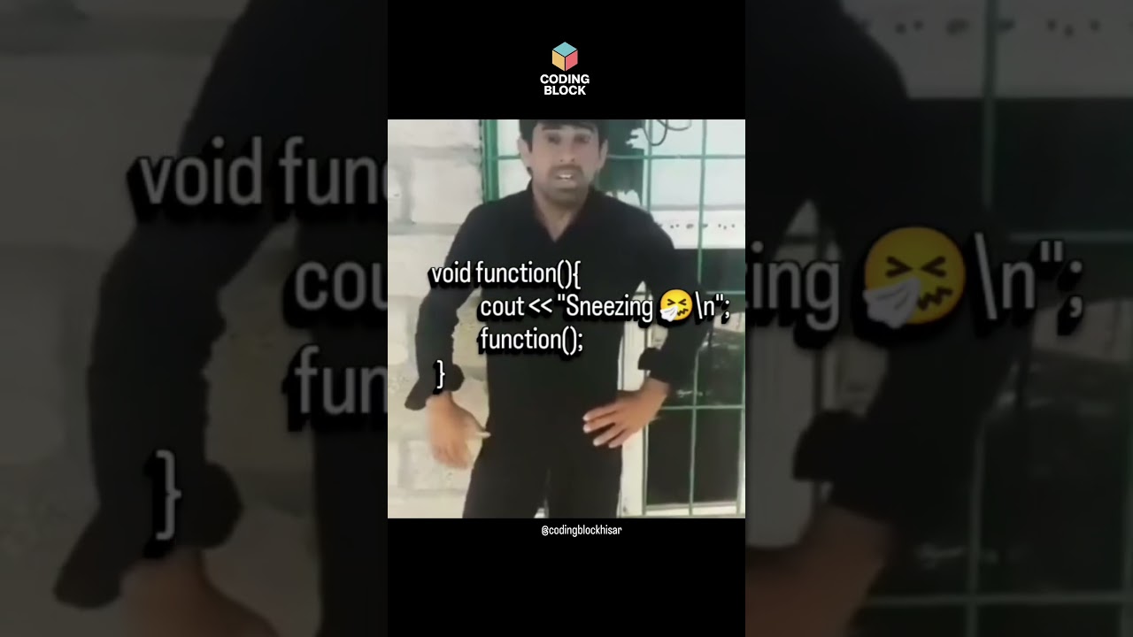 understand recursion function in a simple way #codingblockhisar #recursion #dsa #leetcode #coding